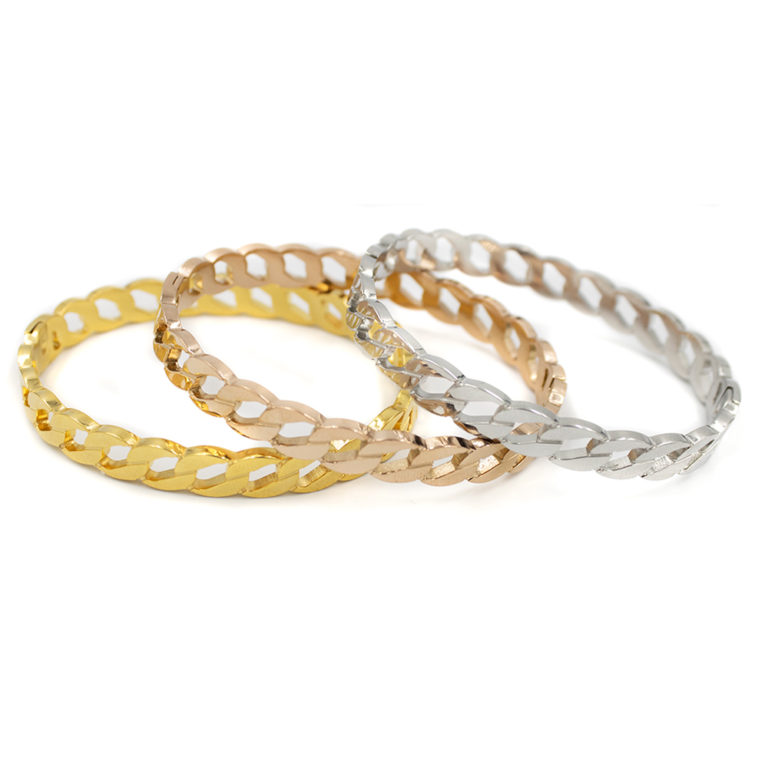 Ατσάλινο βραχιόλι χειροπέδα αλυσίδα chain – GEME