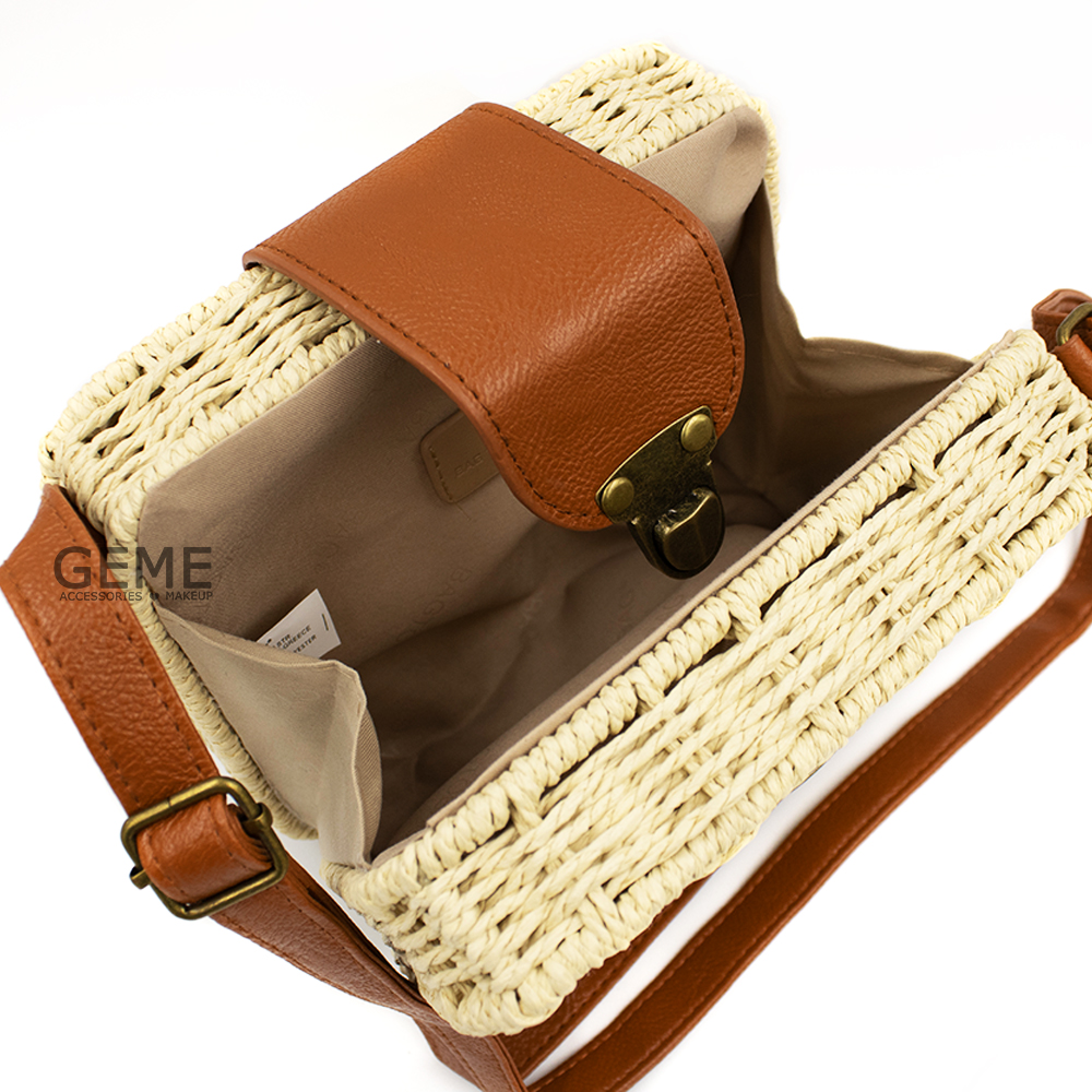 ΤΣΑΝΤΑ ΩΜΟΥ ΨΑΘΙΝΗ (BEIGE) – GEME