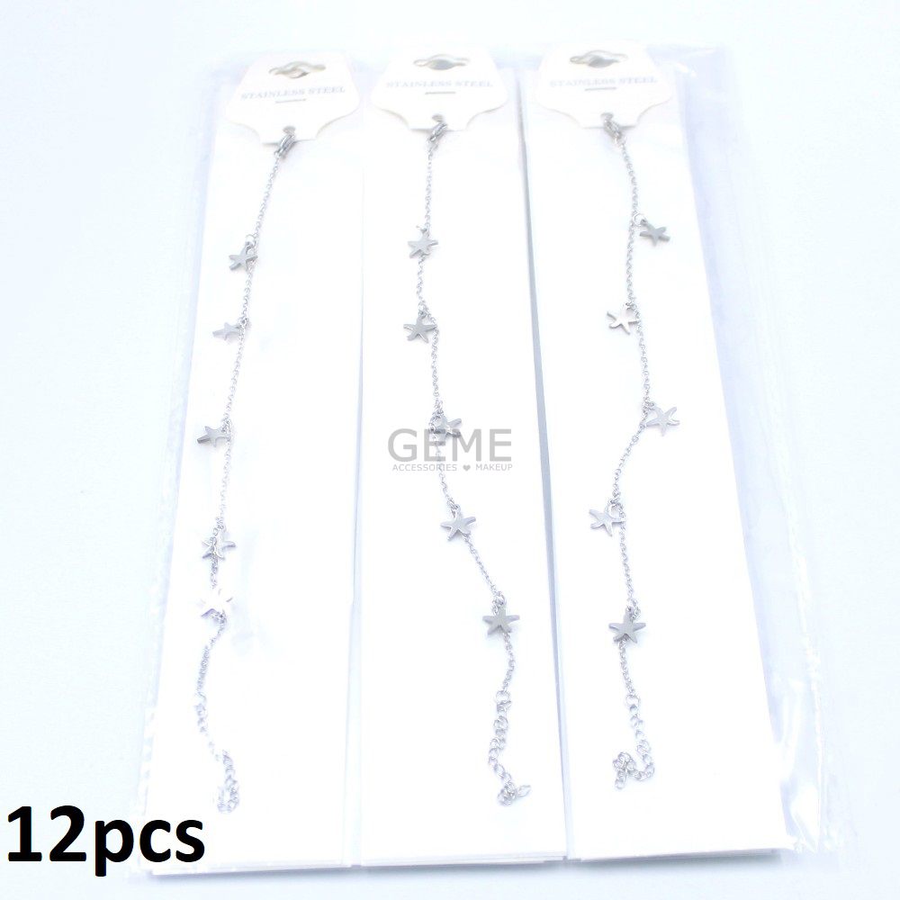 12τμχ ΑΤΣΑΛΙΝΗ ΑΛΥΣΙΔΑ ΠΟΔΙΟΥ ΑΣΤΕΡΑΚΙΑ – GEME